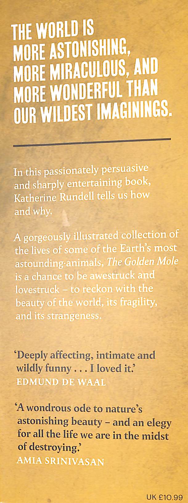 Buy The Golden Mole And Other Vanishing Treasure Book at Easons