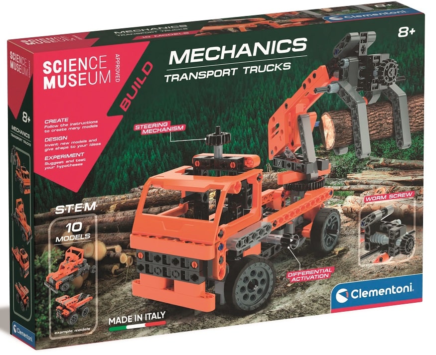 Clementoni Science Museum Mech Lab Mining Trucks