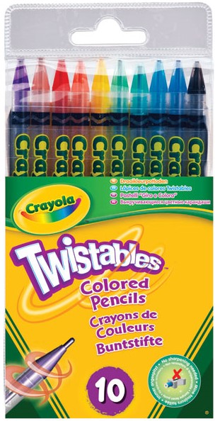 Crayola | Twistable Colouring Pencils - Pack of 10