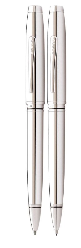 Cross Coventry - Chrome Ballpen And Pencil Set
