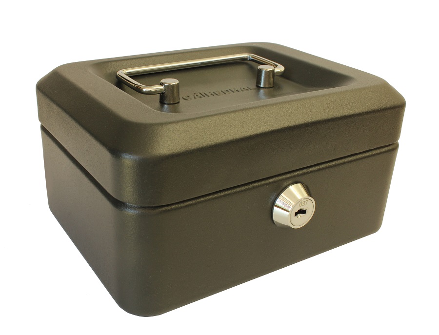 Cathedral 6 Inch Black Cash Box