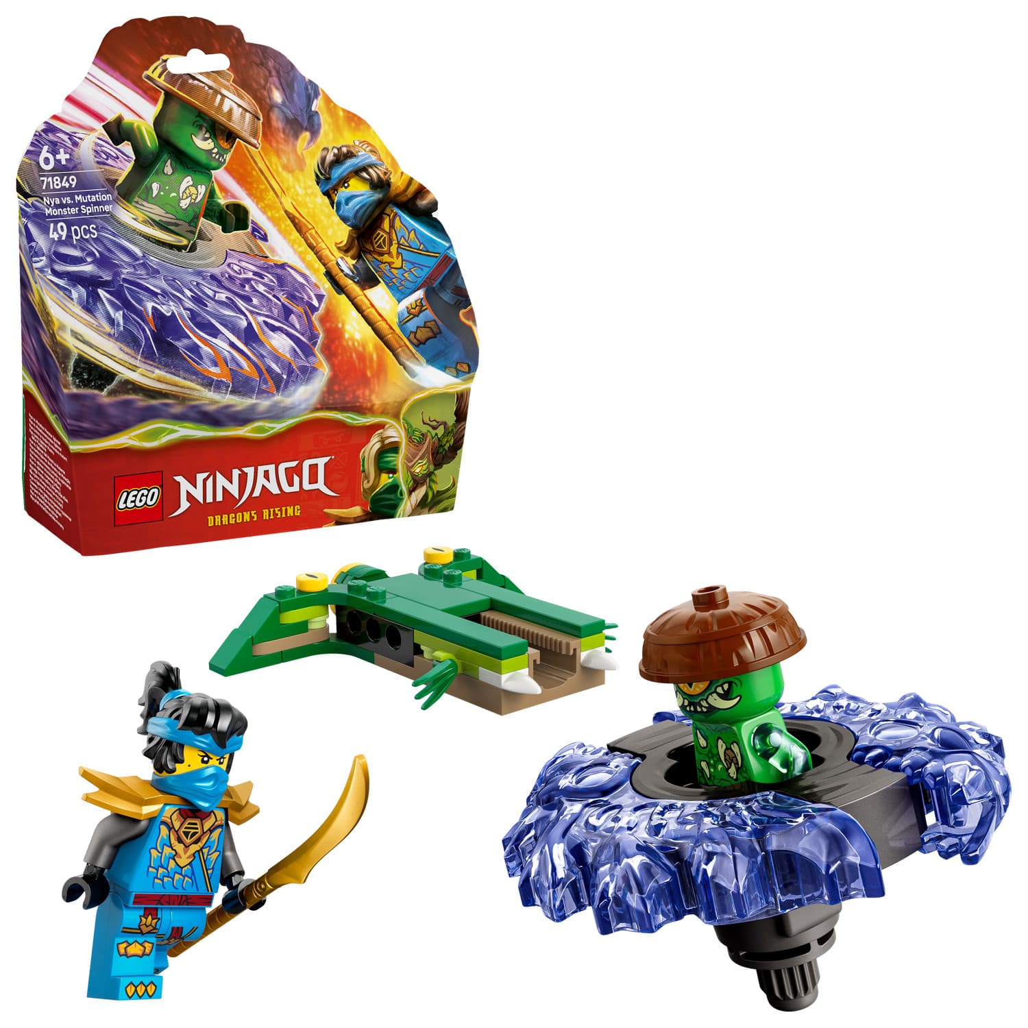 LEGO Ninjago Nya vs. Elemental Monster Spinner 71849 | Shop Now at ...