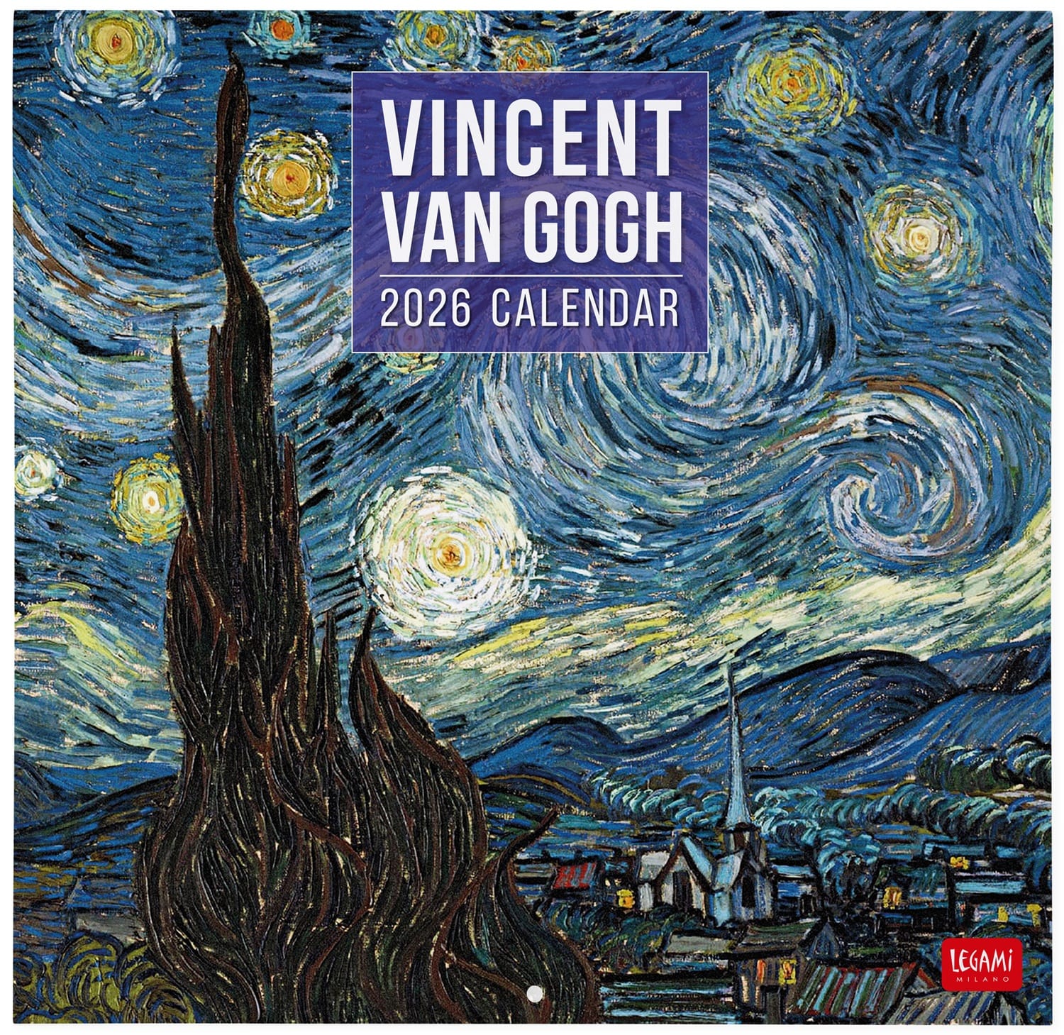 Legami 2026 Wall Calendar Vincent Van Gogh 30X29 | Shop Now at Easons.com
