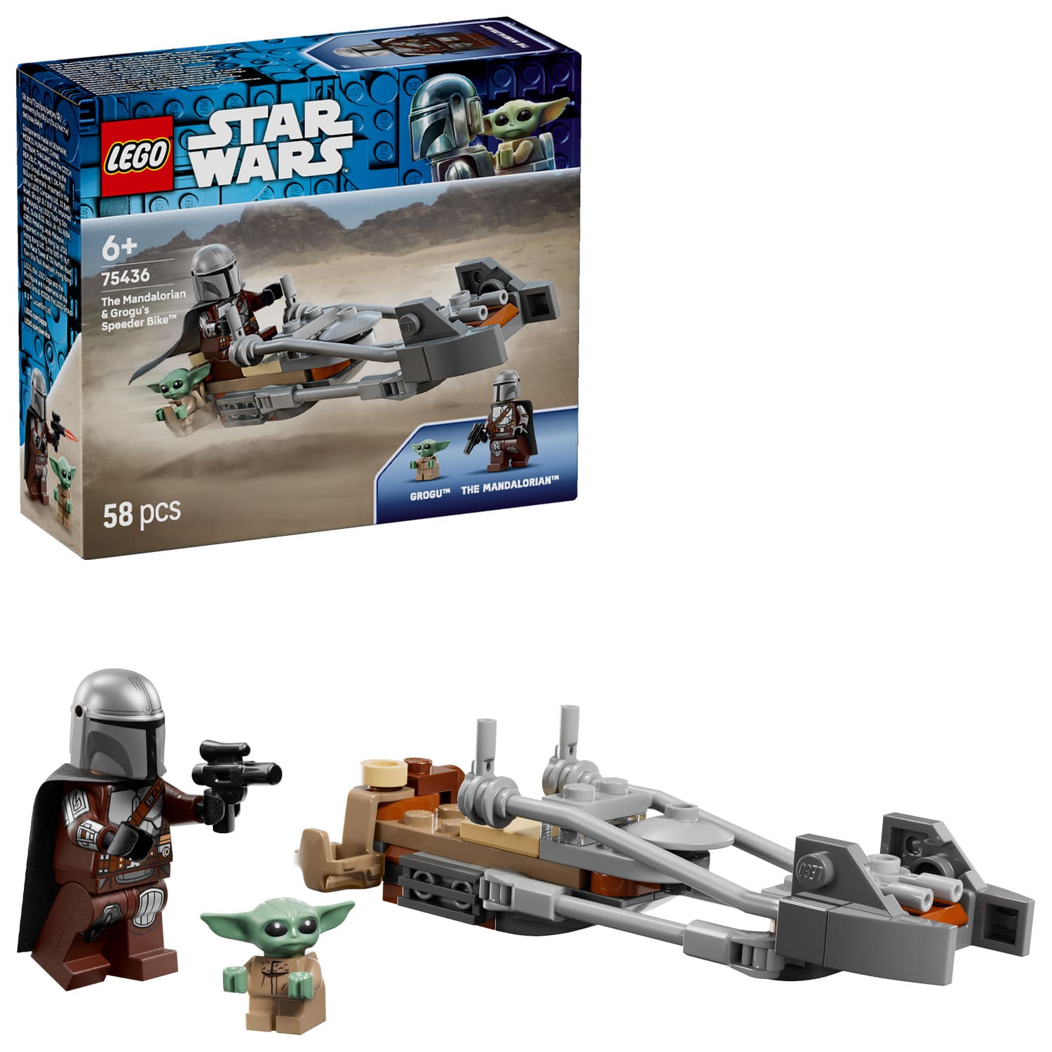 LEGO Star Wars The Mandalorian & Grogu's Speed Bike 75436 | Shop Now at ...