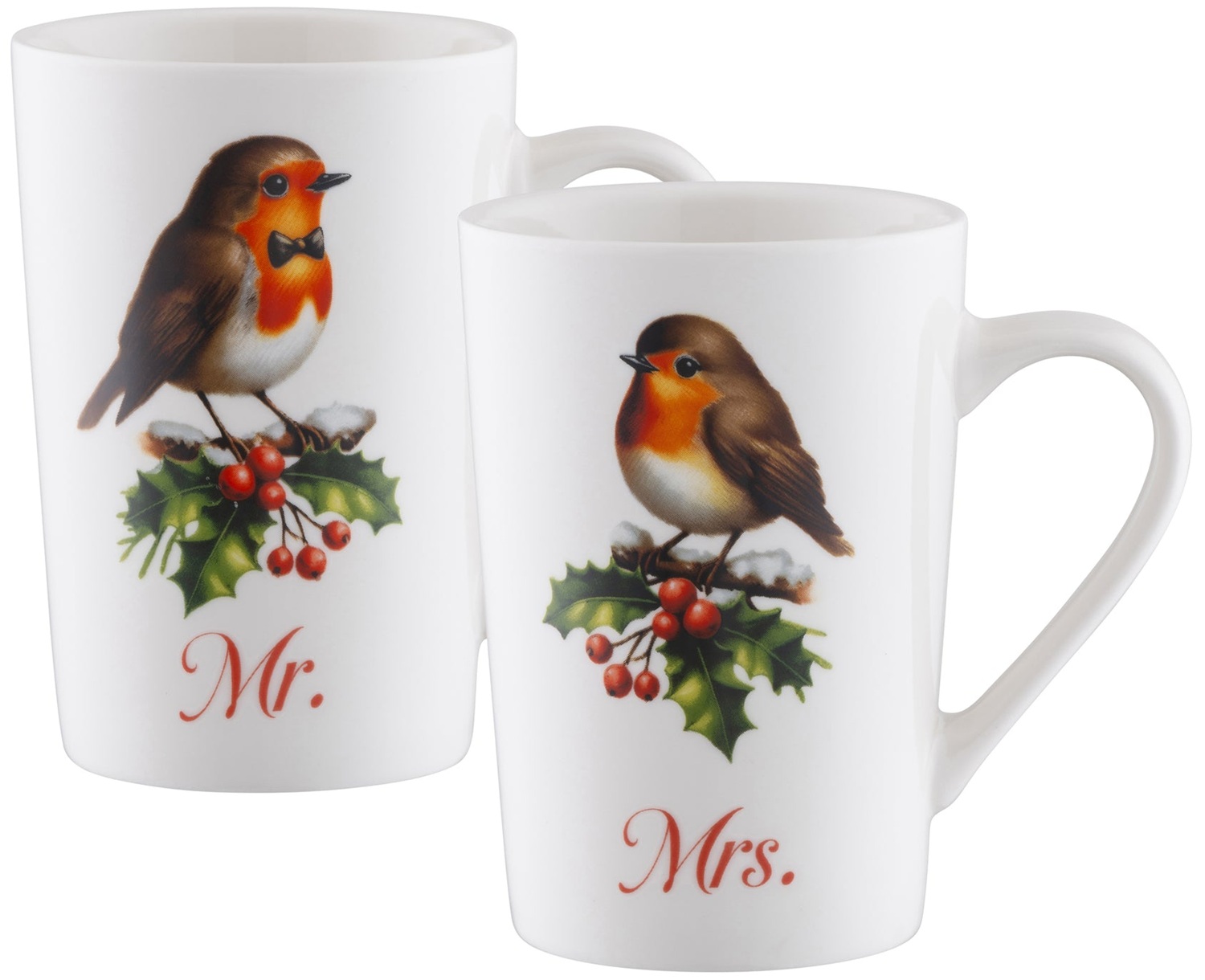 Mr & Mrs Robin Pair Latte Mugs | Easons.com