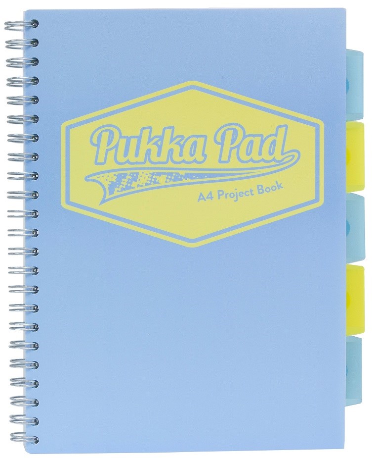 Pukka Project Book A4 Pastel Blue