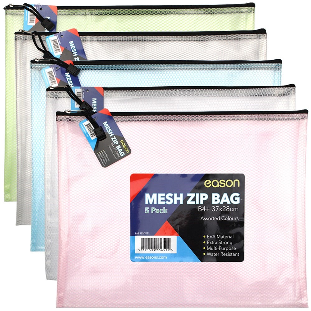 Eason Eva B4 Mesh Bag 5 Pack Assorted