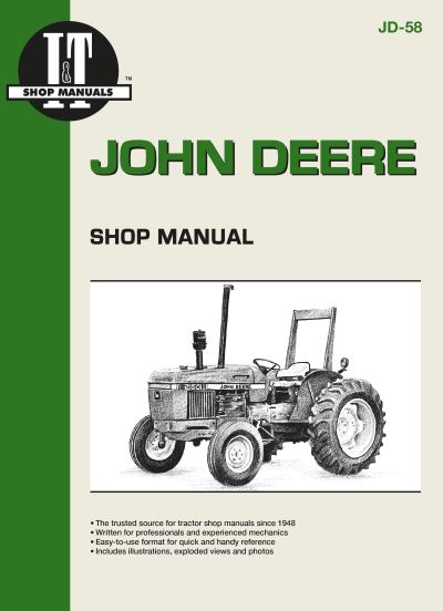 Buy John Deere Model 2150-2555 Tractor Service Repair Manual Book at Easons